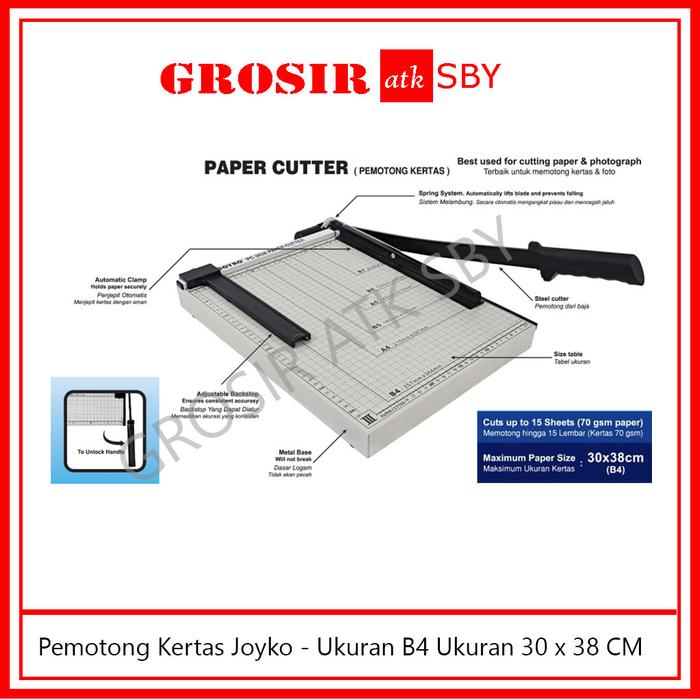Jual Pemotong Kertas / Paper Cutter Joyko PC-3038 (B4) - Kota Surabaya ...