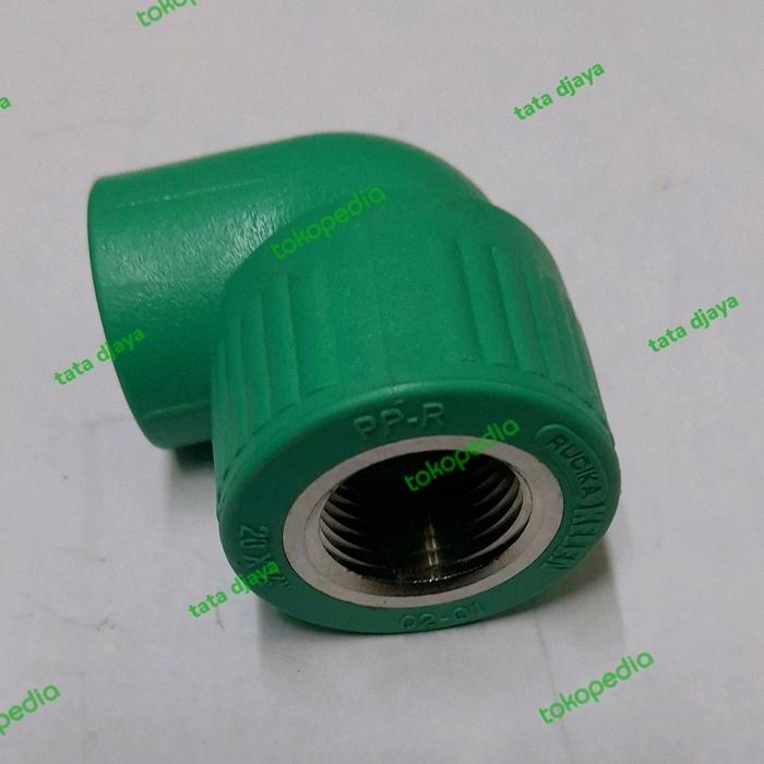 Jual elbow drat dalam ppr rucika wavin kellen eka 3/4 inch 25mm - Jakarta Pusat - tata djaya ...