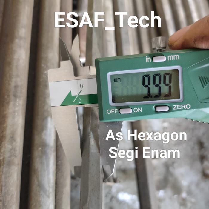 Jual As Besi Hexagon / As Besi Segi Enam Ukuran 10mm SST41 Potongan Per ...