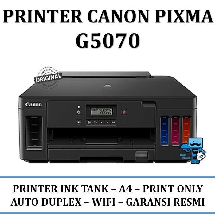 Promo Printer Canon Pixma G5070 Print Only / Duplex / Wifi / A4 - Ink ...