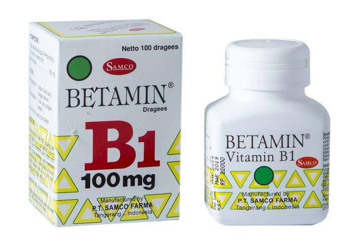 Jual BETAMIN Vitamin B1 100 MG Kemasan BOTOL isi 100 KAPLET - Kab ...