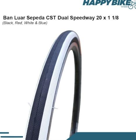 Promo CST Ban Luar Sepeda Lipat Dual Speedway 20 x 1 1/8 Nylon Bicycle ...