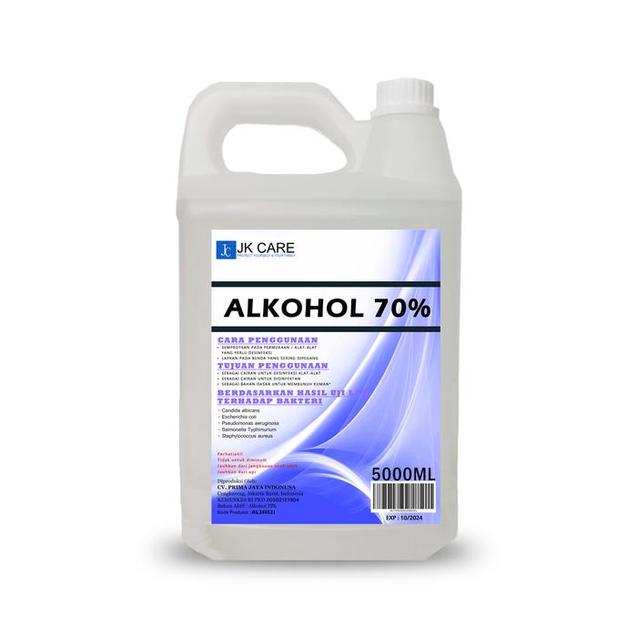Jual Alkohol 70% 5 Liter - JK Care Antiseptik - Jakarta Barat ...