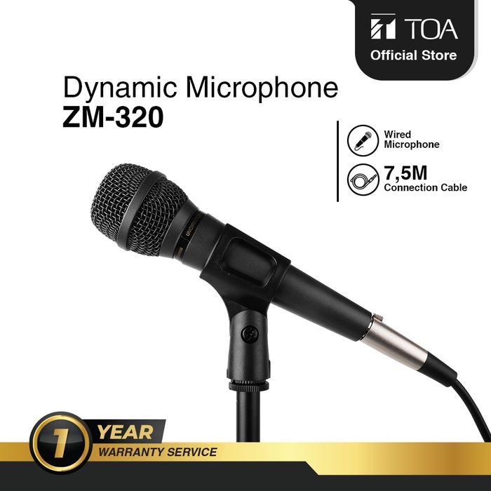 Promo TOA ZM-320 Dynamic Microphone Cicil 0% 3x - Jakarta Barat - TOA ...