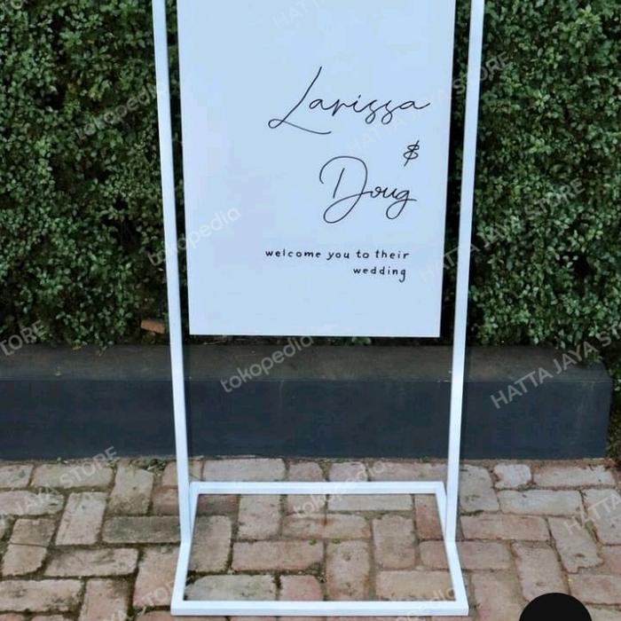 Jual Papan Plang Nama Frame Besi Papan Plang Kantor Besi Papan Plang ...