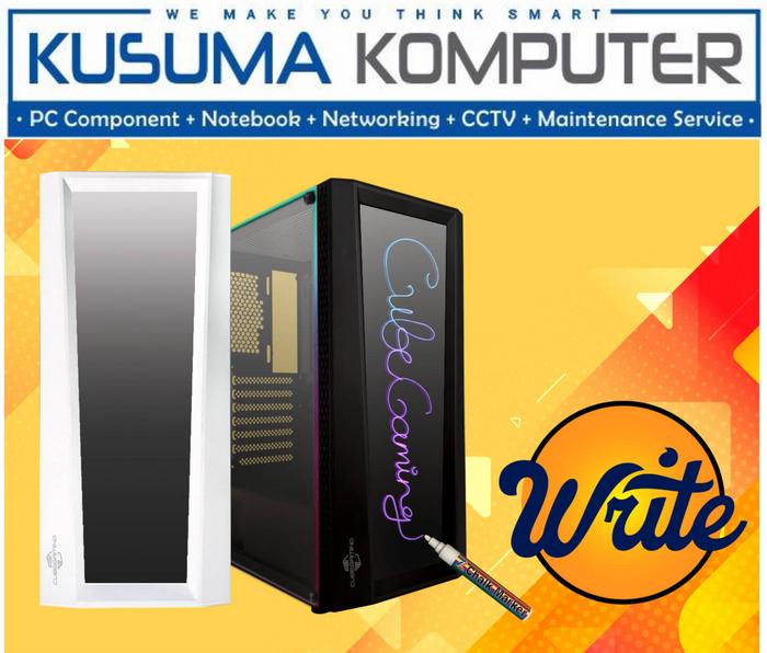 Jual Casing Cube Gaming Write White Gaming Casing PC - Kab. Sleman ...
