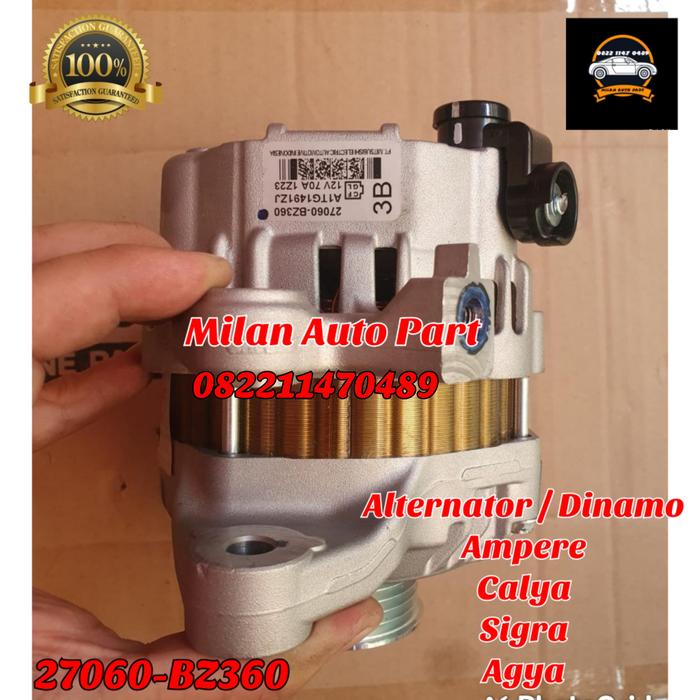 Jual alternator dinamo ampere Calya Sigra Agya Ayla 27060-BZ360 ...