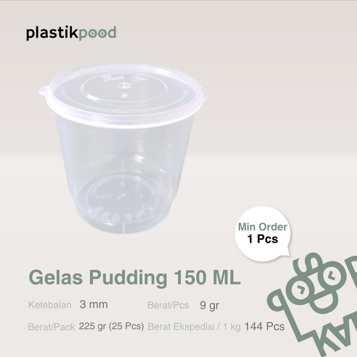 Jual Gelas Pudding 150ml Cup Agar Jelly Es Krim - Kota Bandung ...