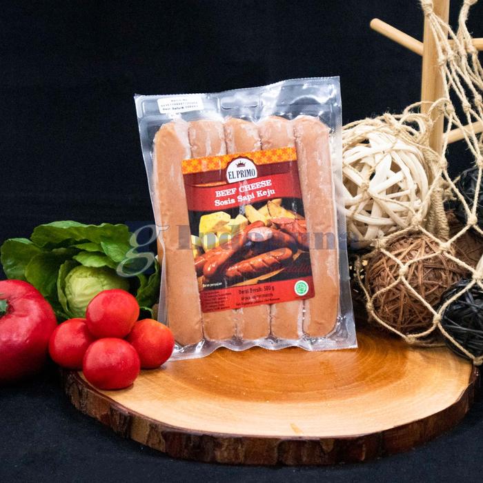 Jual Elprimo Sosis Sapi Daging Keju / Elprimo Beef Cheese Sausage 500 ...