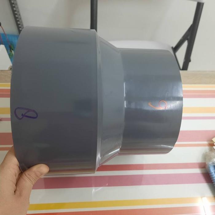 Jual Reducer PVC 6 inch x 8 inch - Sambungan Pipa PVC 8 inch ke 6 inch ...