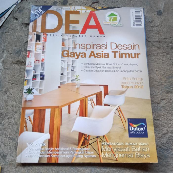Jual majalah IDEA Inspirasi Desain Gaya Asia Timur - Kota Tangerang ...