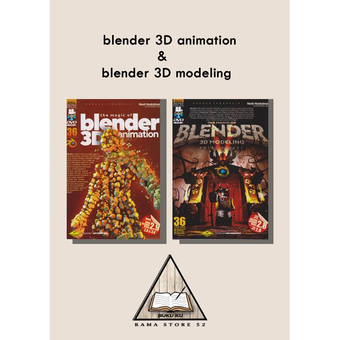 Jual BUKU THE MAGIC OF BLENDER 3D MODELING edisi revisi & blender ...