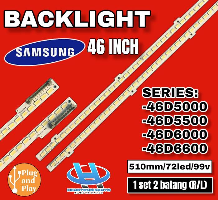 Jual BACKLIGHT SAMSUNG UA46D5000 UA46D5500 UA46D6400 UA46D6000 ...