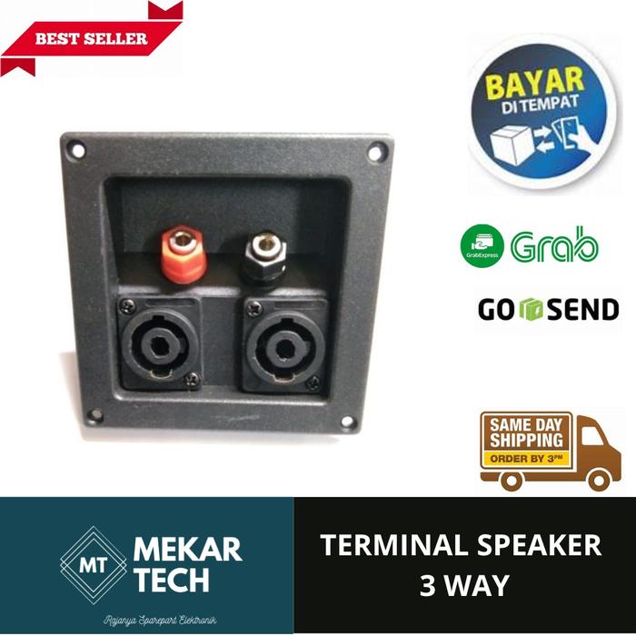 Jual TERMINAL SPEAKER 3 WAY TERMINAL SPICON 2 LUBANG - Kota Tangerang ...