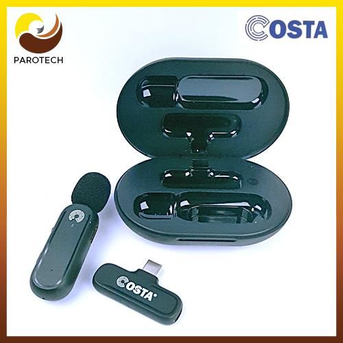 Jual COSTA True Wireless Microphone Clip On Mic For Smart Phone Type C ...
