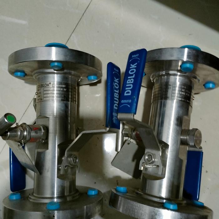Jual Double block and bleed Tyoe integral body end connectin flange to ...