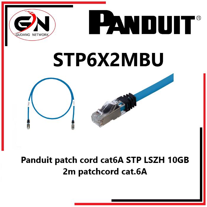 Jual Panduit patch cord cat6A STP LSZH 10GB 2m patchcord cat.6A ...