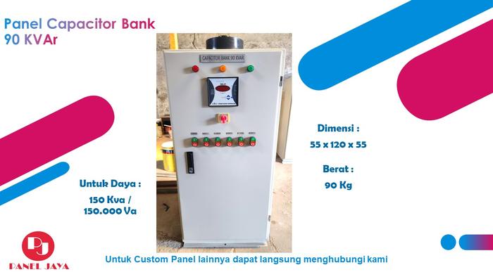 Jual Panel Kapasitor Bank 90 KVAr (Panel Capacitor Bank Perbaikan Cosphi) - Jakarta Barat ...
