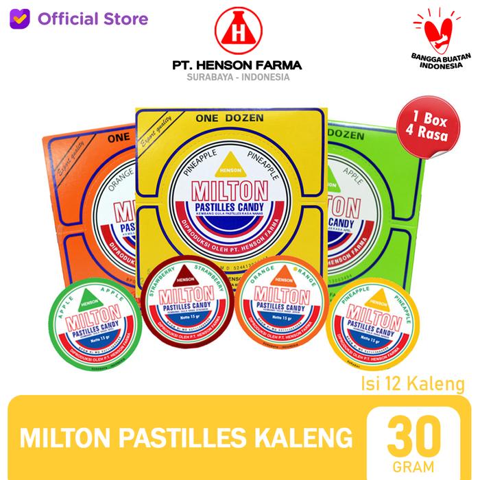 Promo MILTON PASTILLES 30gr Box Mix 4 Rasa - Kota Surabaya - Henson ...