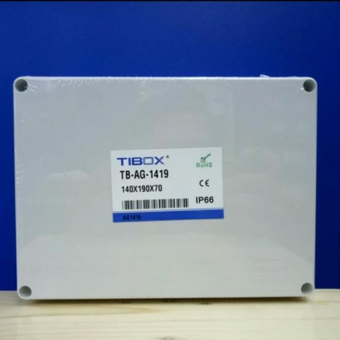 Jual Junction Box Panel PVC Tibox TB-AG-1419 140x190x70 IP66 140 x 190 ...