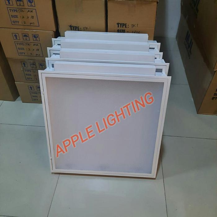 Jual KAP LAMPU TKI KONDE ACRILICK PRISMATIK 3X18W (60cm) + FITTING TL ...