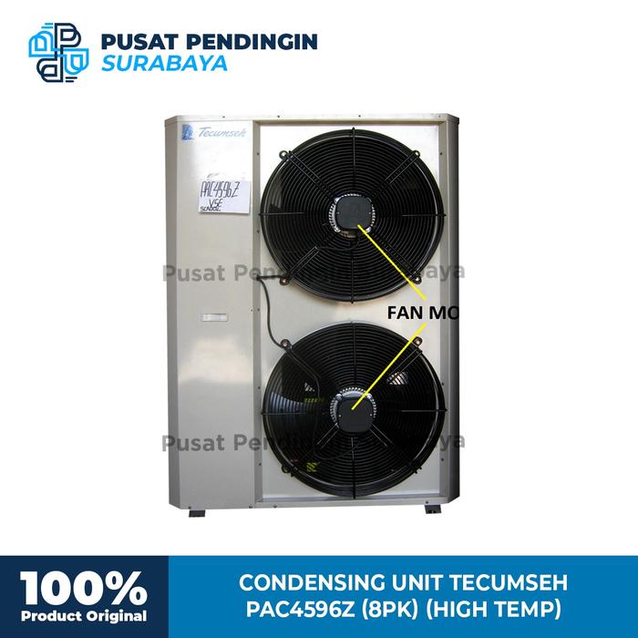 Jual CDU 8PK CHILLER TECUMSEH PAC4596Z R404 - CONDENSING UNIT 8PK CHILLER - Kota Surabaya ...
