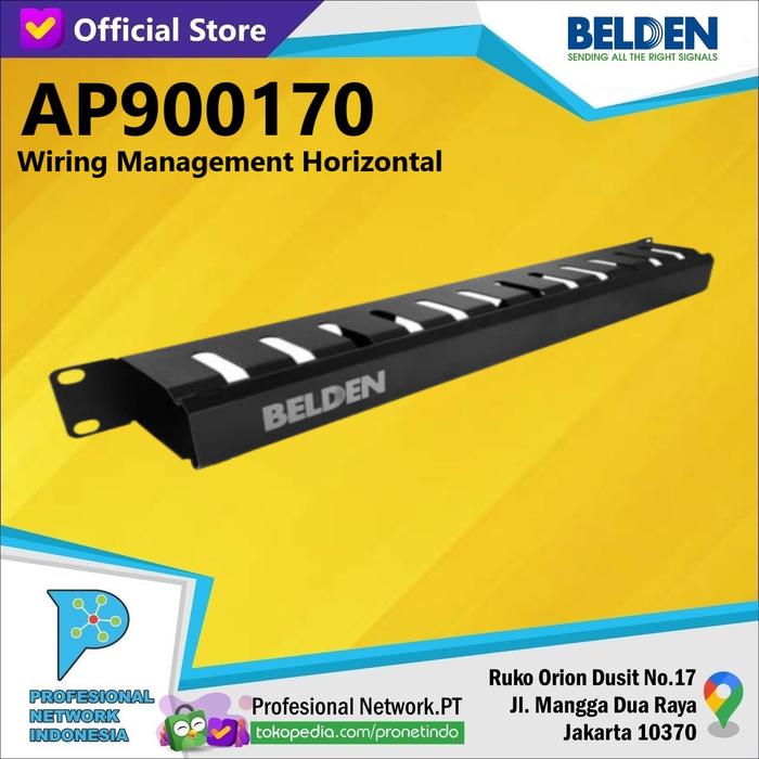 Jual Belden AP900170 Wiring Management Horizontal Cable Manager 1U 19 ...