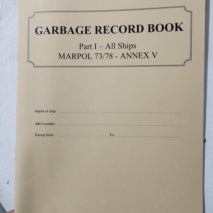 Promo Garbage Record Book Part 1 All Ships ( E-Waste ) - Jakarta Utara ...