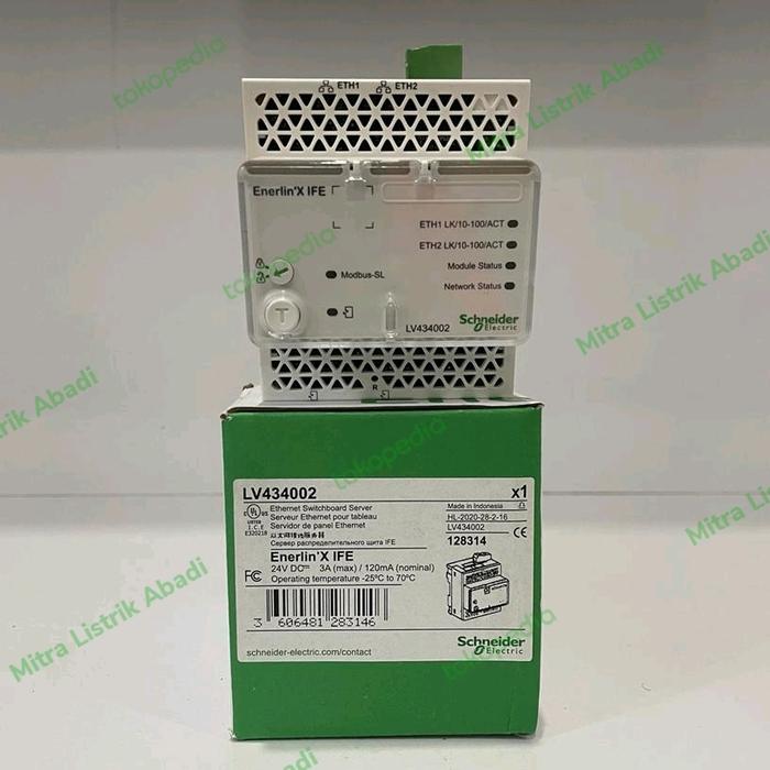 Jual SCHNEIDER ENERLIN'X IFE 24VDC 3A Ethernet Switchboard Server ...