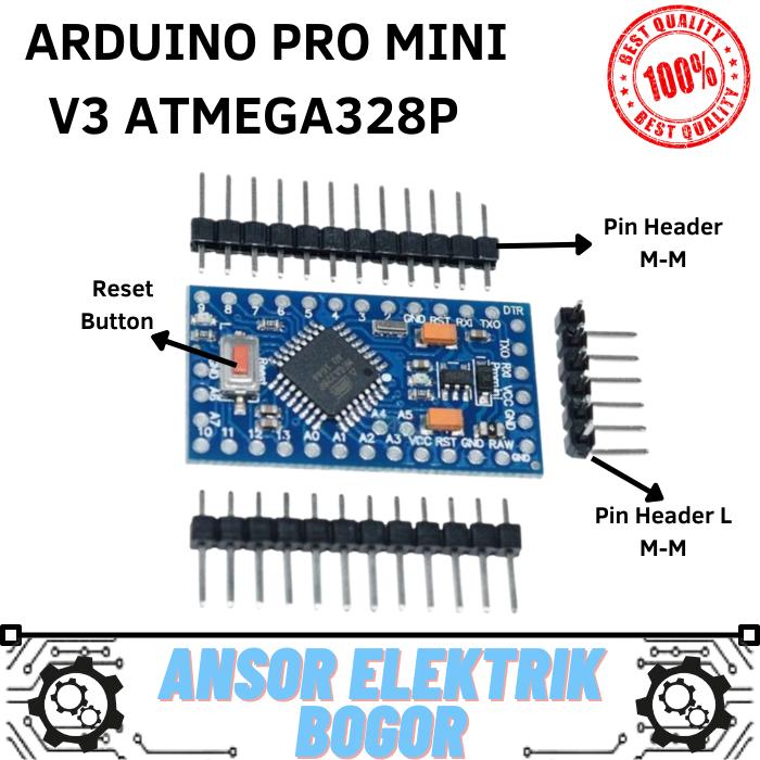 Jual ARDUINO PRO MINI V3 ATMEGA328P 5V BOARD - Kab. Bogor - ansori ...