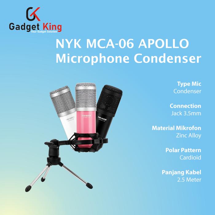 Jual NYK Nemesis MCA-06 Apollo Microphone Mic Condenser Komputer PC Laptop - Jakarta Pusat ...