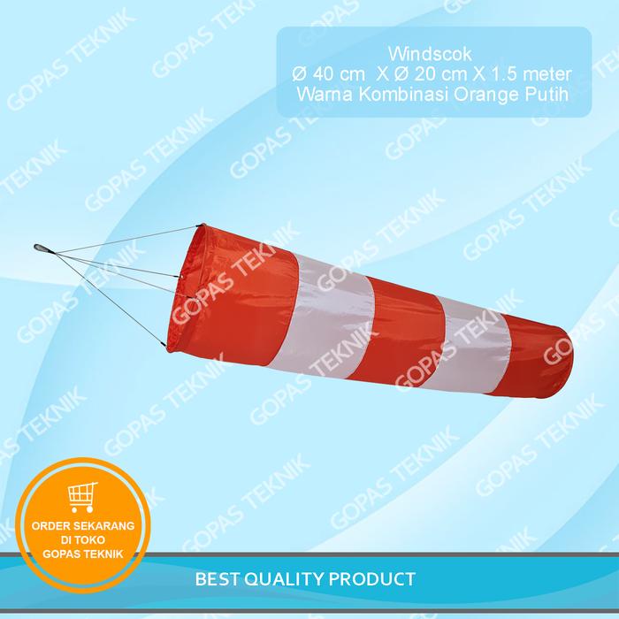 Jual Windsock Petunjuk arah mata angin Diameter 40 cm - Kota Tangerang - Gopas Teknik | Tokopedia