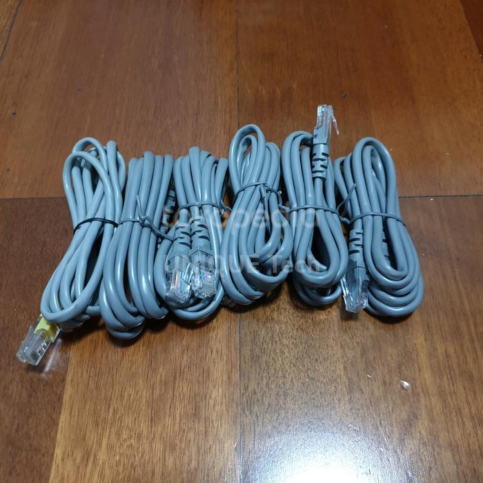 Jual KABEL LAN 1M 1 METER 1M CAT 5 CAT 5E ORGINAL MODEM RJ45 UTP 8 PIN ...
