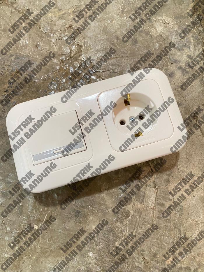 Jual Panasonic Saklar Tunggal (WEJ5541) + Stop Kontak Non CP - saklar ...
