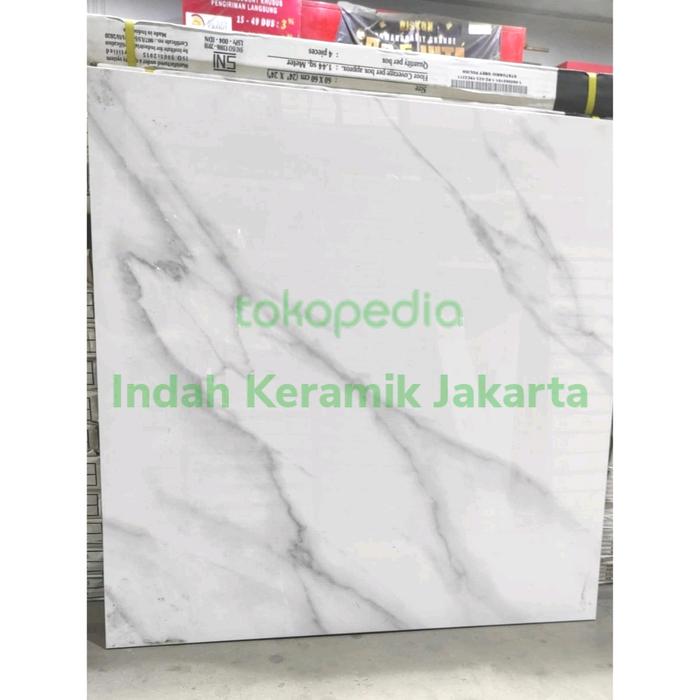 Jual HT Granite Granit Tile ESSENZA Statuario Grey 60x60 - Jakarta ...