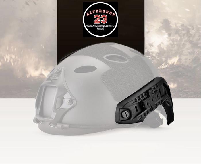 Jual Rail Helm Helmet Tactical Mount Rail ACH-ARC Side Rail Helmet Acc ...