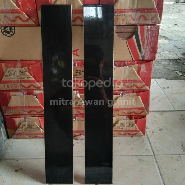 Jual keramik plin 10x60 hitam glossy - Kab. Bogor - Granit Only Shop ...