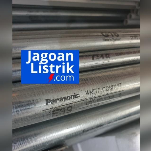Jual Pipa Conduit E39 Panasonic Steel Pipe Besi E-39 1 1/2 inch 1 1/2 ...