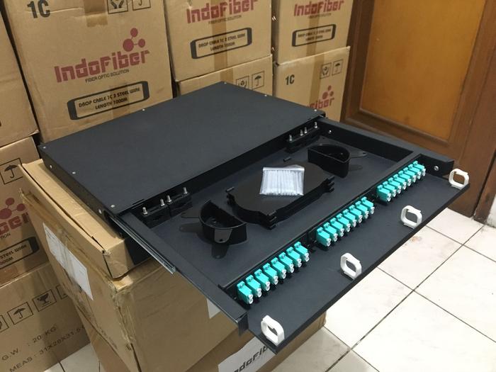 Jual OTB Rack 48 port LC multimode OM3/ ODF rack 48 port LC OM3 ...