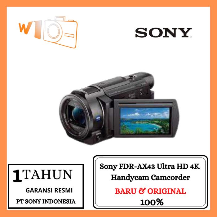 Jual Sony FDR-AX43 A Ultra HD 4K Handycam Camcorder UHD AX 43 A ...