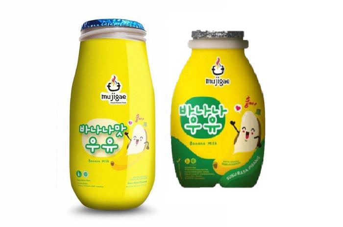 Jual Mujigae Banana Milk Susu Cair Pisang Botol 250 ml - Banana/Pisang ...