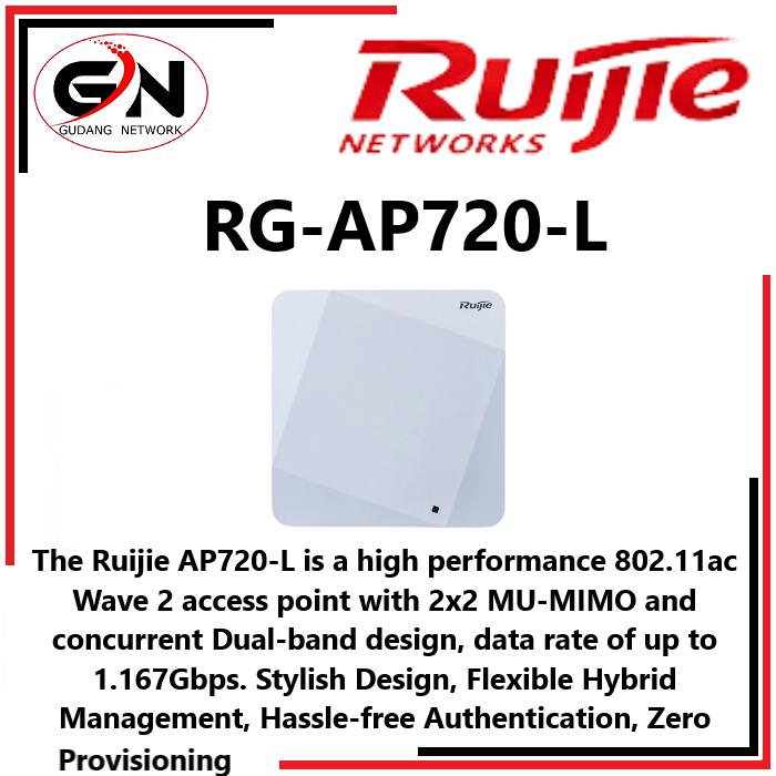 Jual Ruijie RG-AP720-L Access Point Ceiling Indoor Wave 2 MU-MIMO rg ...