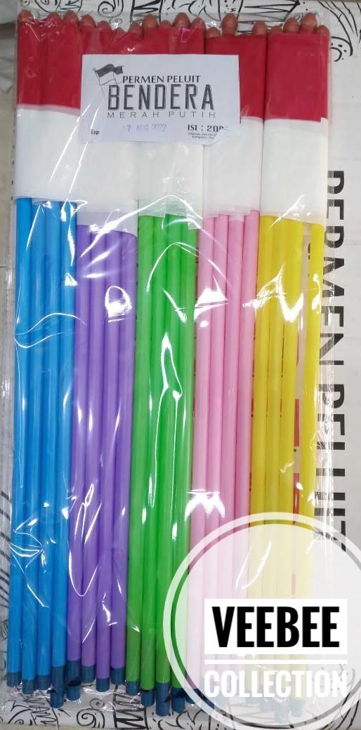 Jual Bendera Stik Pluit Permen/ hiasan agustusan/bendera tangan 17an ...