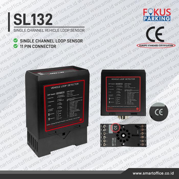Jual Single Loop Detector VLD Hitam 1Ch Loop Sensor Metal Cardteck ...