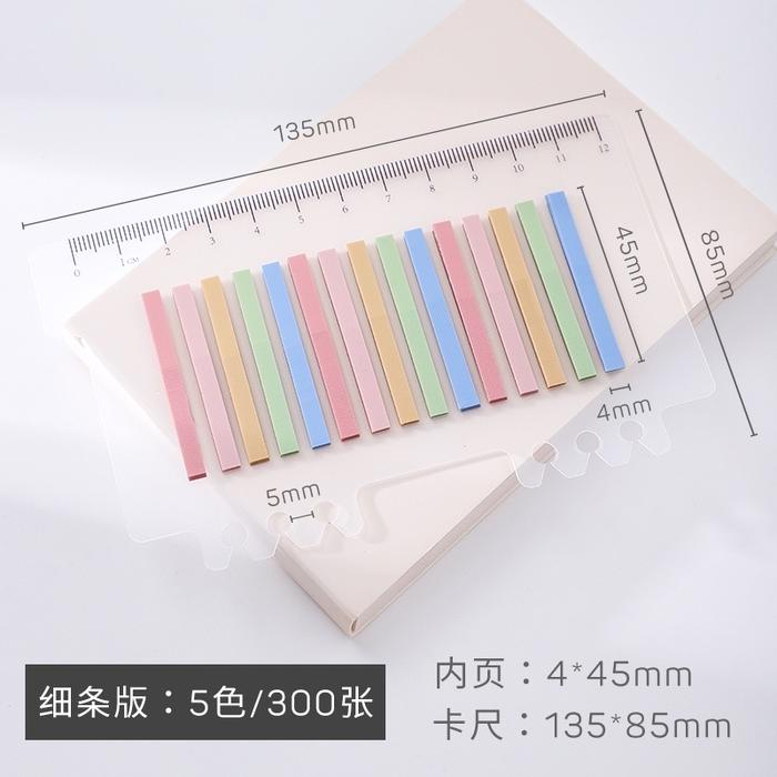 Promo Binder Sticky Notes Pastel Aesthetic Writable Transparan Tahan ...