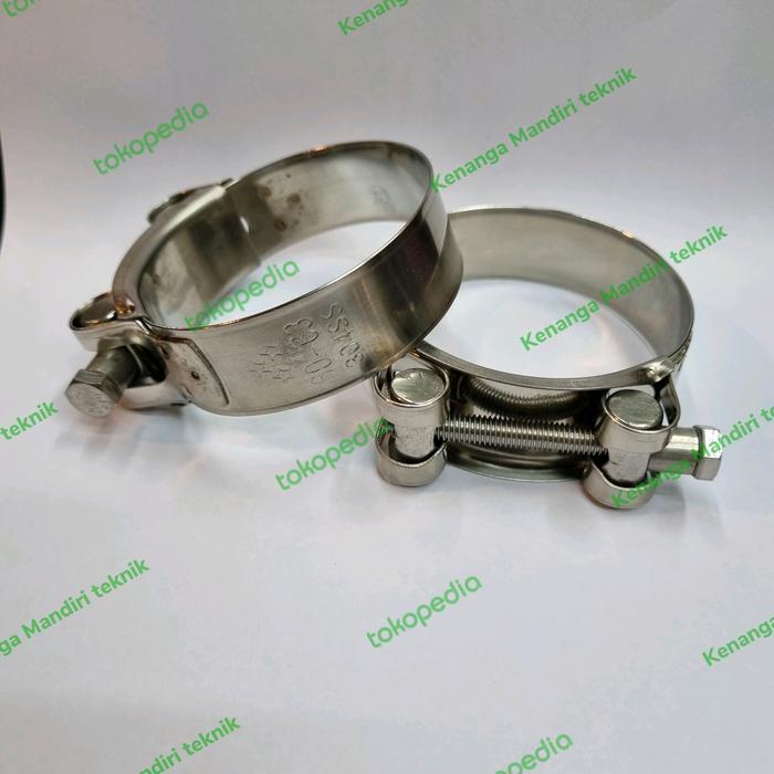 Jual clamp superior// klem hose heavy duty//mikalor 60-63 stainless ...
