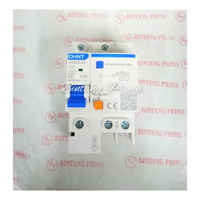 Jual RCCB / ELCB / RCBO 2P 40A-63A Tipe NXBLE-63 1P+N 6 Ka Merk CHINT - Jakarta Pusat - bintang ...