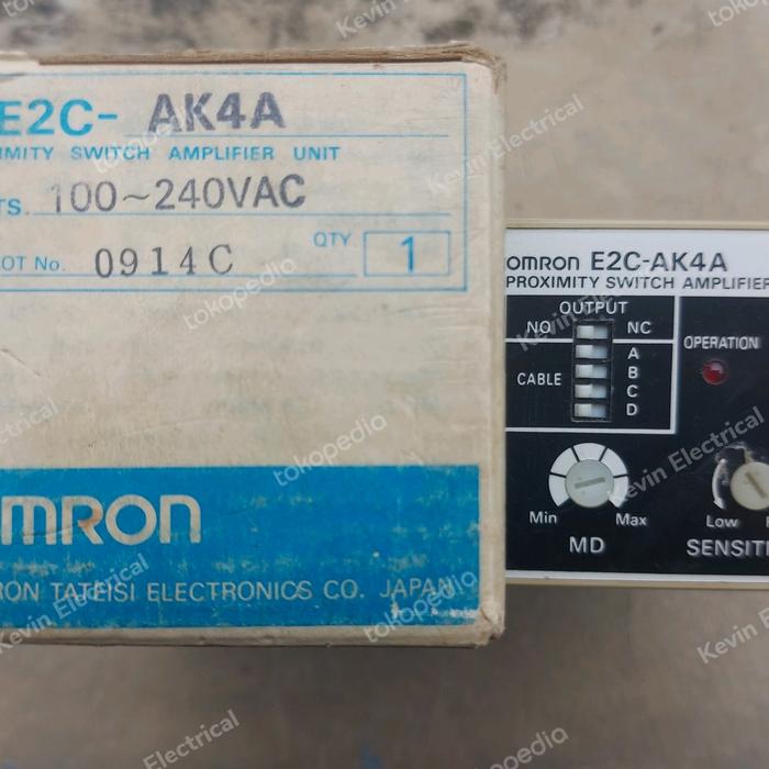 Jual OMRON E2C-AK4A Proximity Switch Amplifier 100-240VAC - Jakarta Barat - Kevin Electrical ...