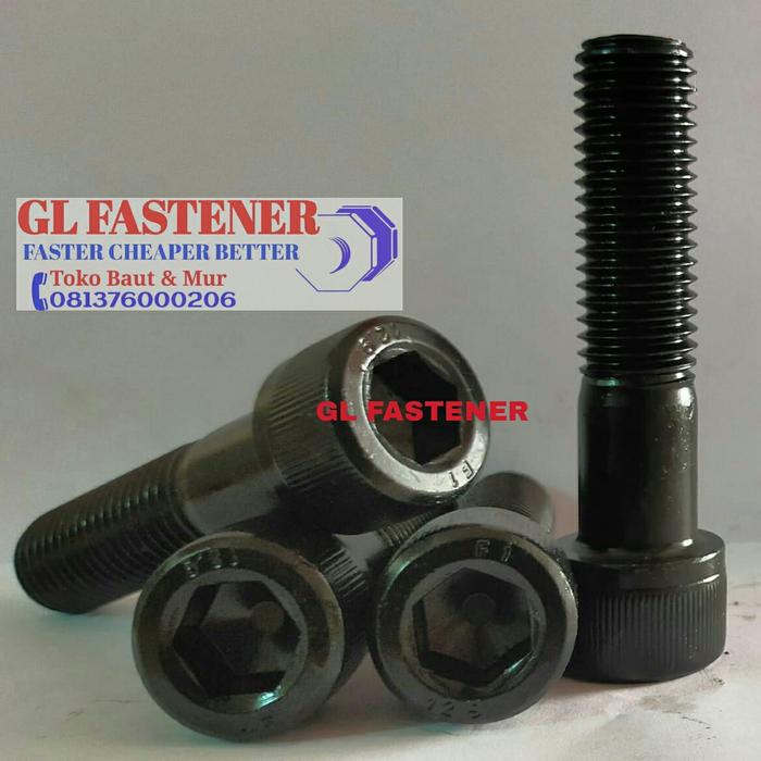 Jual Baut L Baja M16 x 70 Hitam / Socket Cap Screw Grade 12.9 BL P2.0 L14 - Jakarta Barat - GL ...