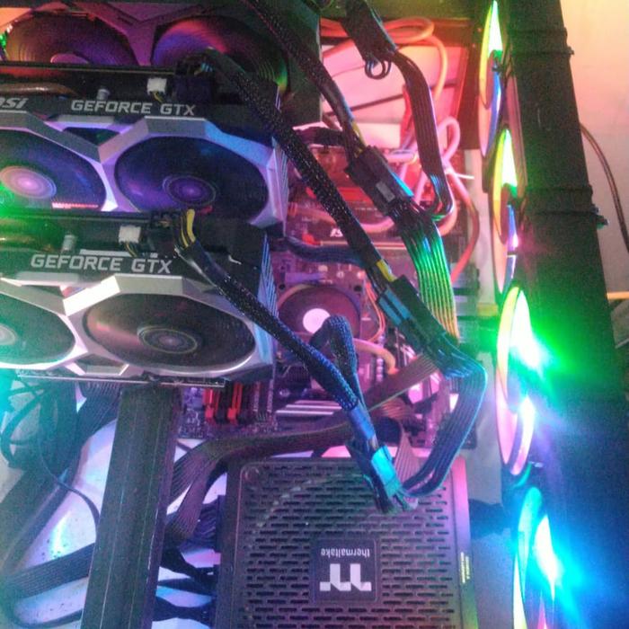 Jual rig mining 8 vga motherboar BITCOIN, ETH - Kota Semarang - ND ...